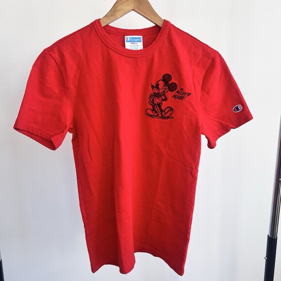 Disney | Shirts | Disney X Champion Mickey Mouse Graphic T Shirt Mens ...